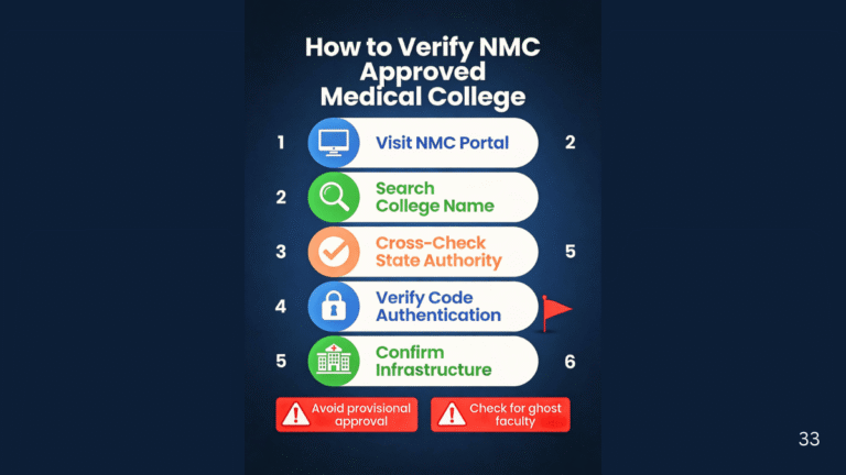 How to Verify if a Medical College is MCI/NMC Approved